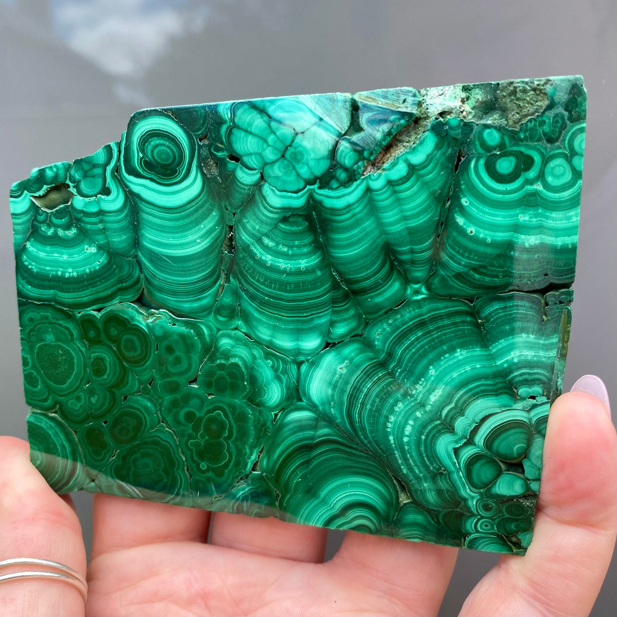 Malachite Slab – Ruby's Minerals