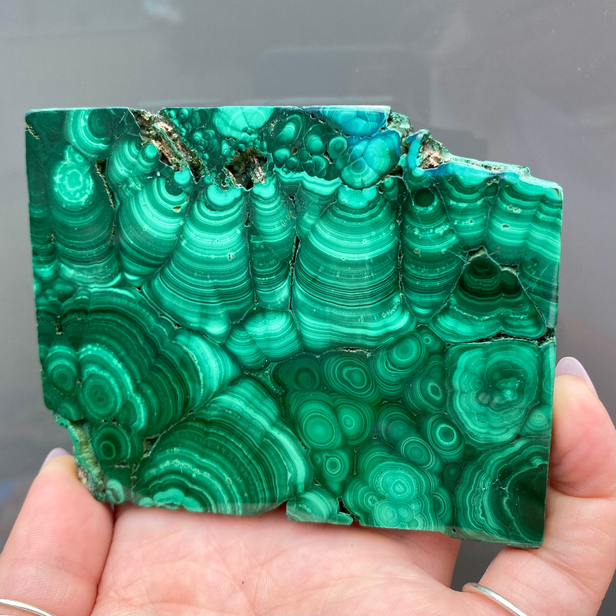 Malachite Slab – Ruby's Minerals