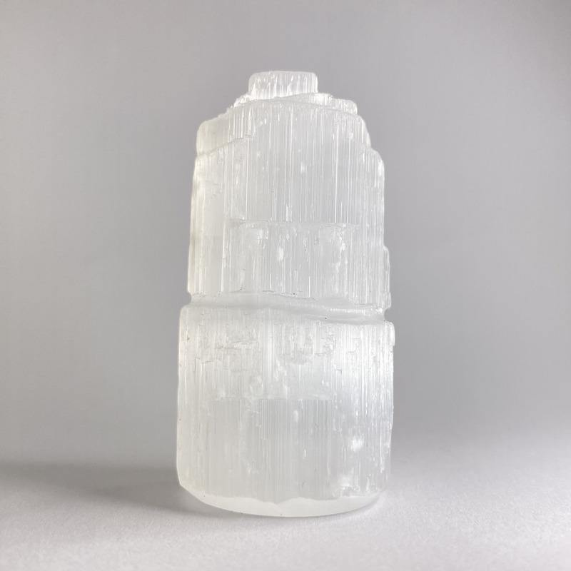 Satin Spar Mini Tower – Ruby's Minerals